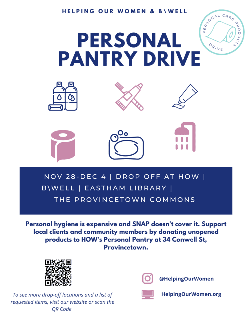 Personal Products Pantry Drive 2023 – Helping Our Women